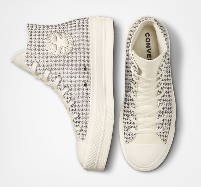 Chuck Taylor All Star Lift Platform Houndstooth Shine
